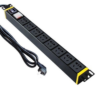 三拓pdu机柜插座金属开关模块