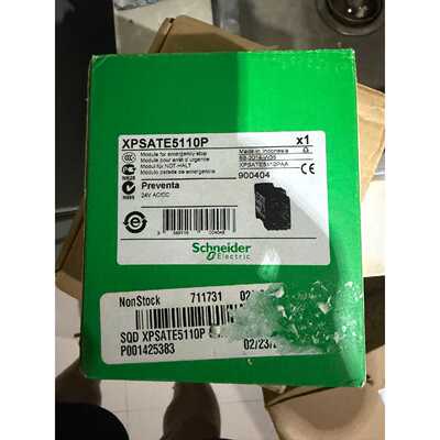 施耐德继电器XPSATE5110P新品原装现货