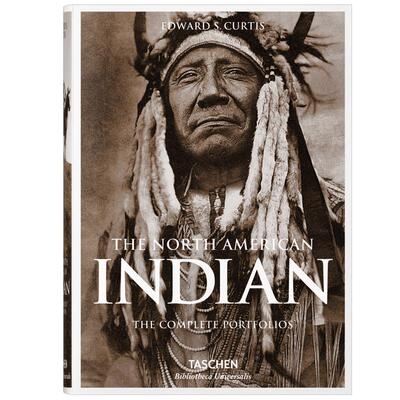 【预售】北美印第安人 The North American Indian 精装 Edward S. Curtis 英文原版纪实肖像摄影作品集 Taschen塔森艺术画册书籍