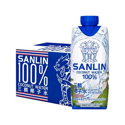 泰国进口三麟椰子水330ml12瓶