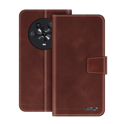 适用于荣耀magic8真皮手机壳商务