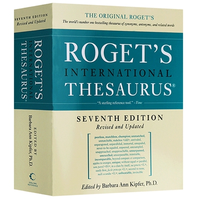 罗热英语同义词词典 英文原版 Roget's International Thesaurus 英英字典辞典 英语写作进口工具书籍 可搭罗氏21世纪字典词典