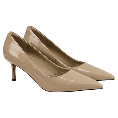 fed职业单鞋夏季新款女鞋6.5cm法式高跟鞋真皮通勤鞋S0421-YAC608