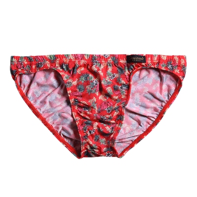 日本制性感红色男士低腰三角内裤