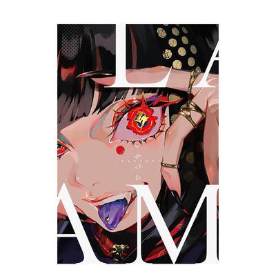 【现货】插画师LAM个人画集 LAM画集 いかづち 日文少女插画作品集日本原版进口艺术绘画画册图书 P站人气画师