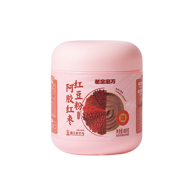 老金磨方阿胶红枣红豆粉七红五红粉代餐粉补养谷物气色大桶装400g