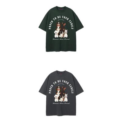 PRIDEUNION宽松T恤男复古