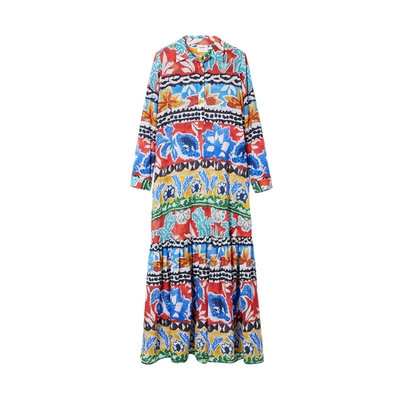 Desigual【Stella Jean设计师款】独特热带风印花连衣裙