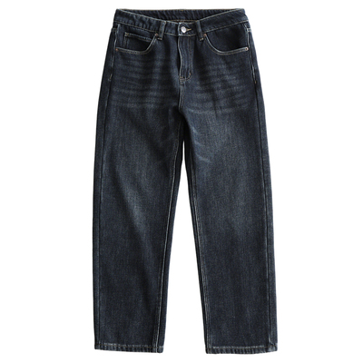 牛仔裤男宽松直筒秋季长裤潮牌