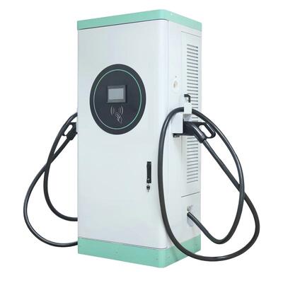 欧美户外智能商用运营双枪直流桩