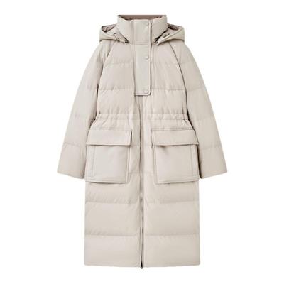 【白鹅绒】Laurel劳芮新款云感长款羽绒服LWL354L04000