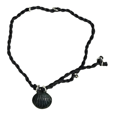 L'ELEMENTO和田青玉贝壳手链