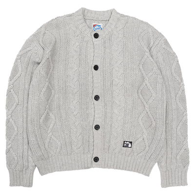 UHUZZ25AW失真绞花毛衣外套