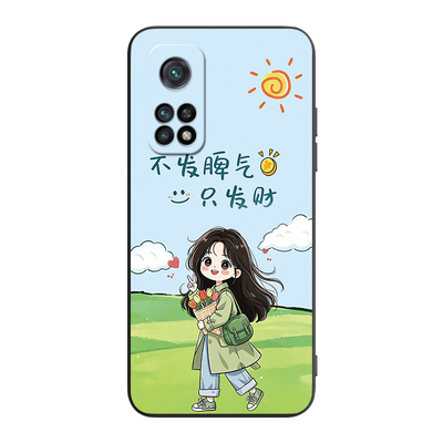 适用红米k30s简约个性防摔保护套