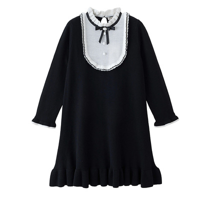 IVYHOUSE常春藤毛线长袖连衣裙