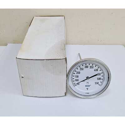 Wika TG53  612IN 50550F  8100N30F NPT Bimetal Thermometer