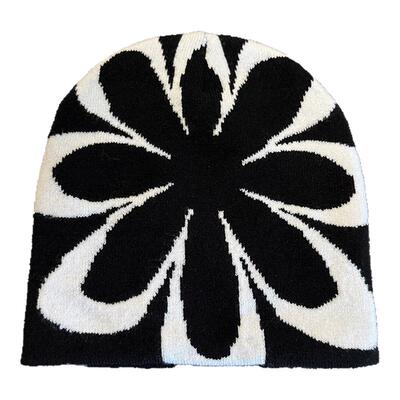 nojob vintage古着「雏田」美式复古街头简约滑板针织提花冷帽潮