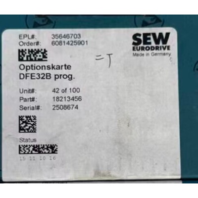 【议价-可维修】SEW-EURODRIVE  DFE32B /均有货