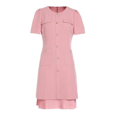 乔万尼高级精致感连衣裙2026新款女夏季商场同款气质法式EM2E713