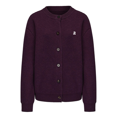 官方立减BESOBER超显白紫色毛衣