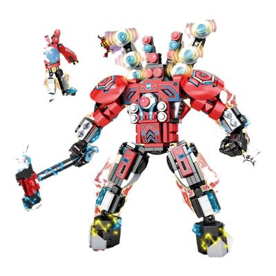 新款马桶人监控人泰坦时钟王积木