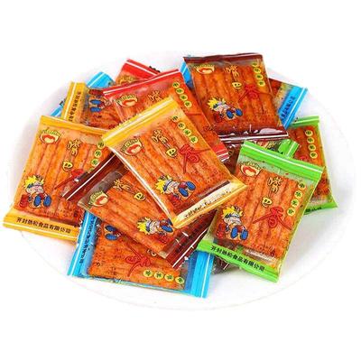 怀旧零食大刀肉儿时辣条