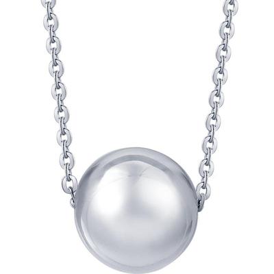 周生生Pt950铂金圆珠项链铂金白金锁骨链套链92565N