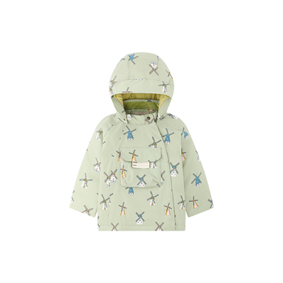 Milkbarn儿童斜开襟羽绒服