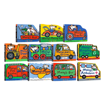 小鼠波波造型纸板书合集英文绘本