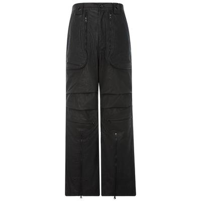 自然腰休闲简约设计长裤休闲裤