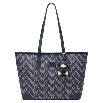 NU纽芝兰2026新款鸭子老花托特包大容量高级感单肩包气质通勤女包