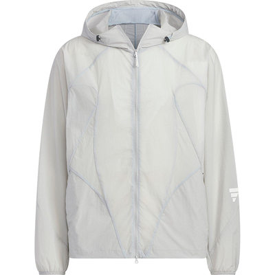 Adidas/阿迪达斯官方正品2025男士轻薄宽松连帽运动外套JZ8715
