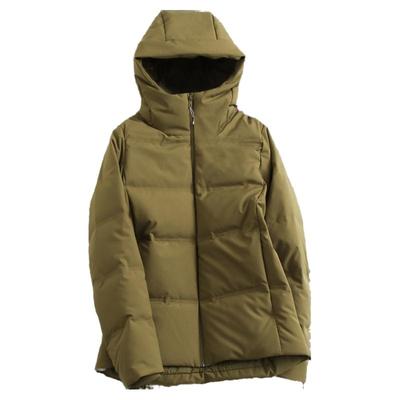 男女同款纯色加厚保暖休闲羽绒服