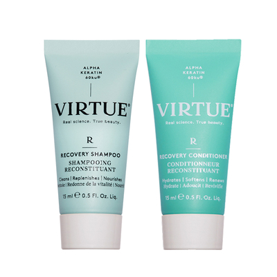 【U先试用】VIRTUE臻养奢护洗发水15ml+护发乳15ml角蛋白修护受损