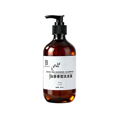星级酒店白茶洗发水宾馆民宿专用大瓶沐浴露护发素洗浴补充液套装