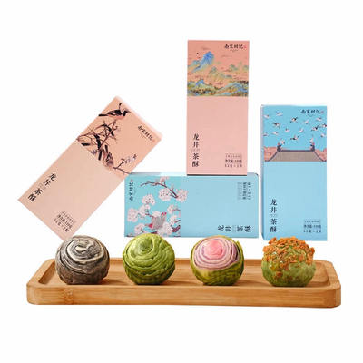 南宋胡记龙井茶酥2枚装口味随机