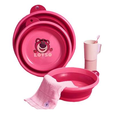 可折叠洗脸盆卡通便携式旅行