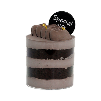 创意慕斯杯夹层美食摄影仿真奶油