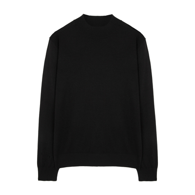 意大利进口BOTTO桑蚕丝羊绒毛衣