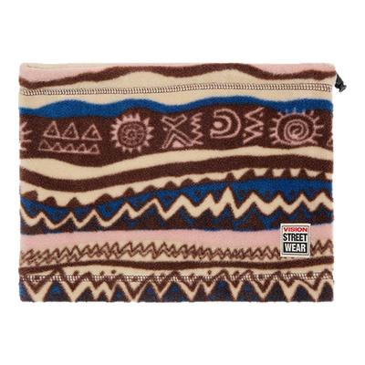 VISION童装 美式复古阿兹特克纹样摇粒绒围脖男女儿童25冬季新款