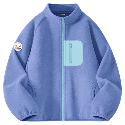 史努比儿童秋冬装外套奥粒绒上衣