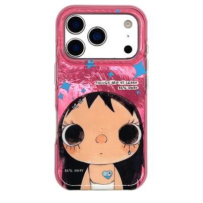 kaia 趣味卡通五角星流泪小玉yuy适用苹果17promax手机壳iphone16pro新款13女14pro创意15pro全包防摔手机套