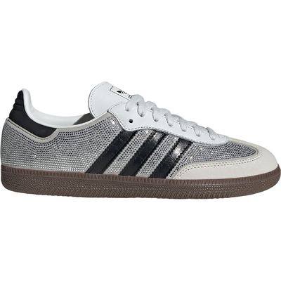 Adidas/阿迪达斯正品三叶草女士休闲时尚系带闪钻运动板鞋IH9055