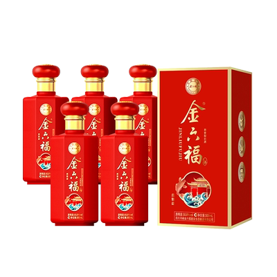 金六福酒50.8度兼香型白酒整箱