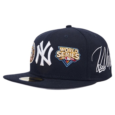 NewEra纽亦华男女MLB系列5950全封硬顶平檐休闲潮棒球帽13529389