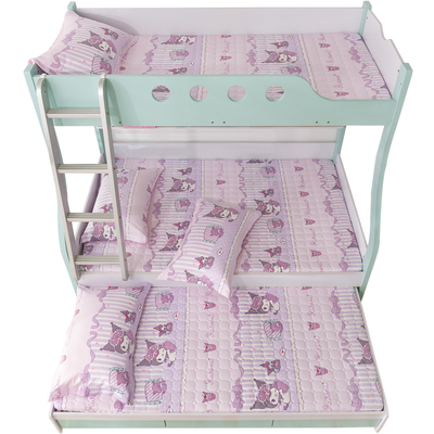 儿童纯棉夹棉加厚床笠单件三丽鸥库洛米上下铺榻榻米120x190定制