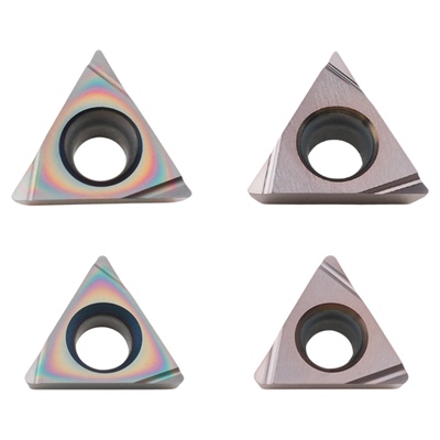 数控三角形精镗内孔刀片TPGH080202L-F/09/110304L-F硬质合金七彩