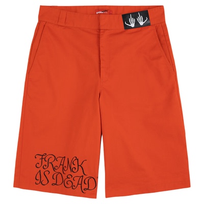 DBDWH“FID”印花过膝短裤