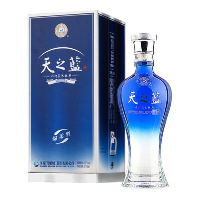 洋河天之蓝52度375ml单瓶白酒