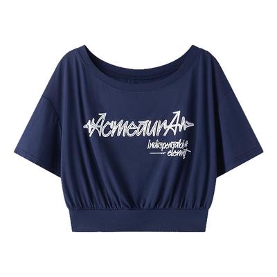 ACMEAURA嘻哈风印花蝙蝠袖T恤